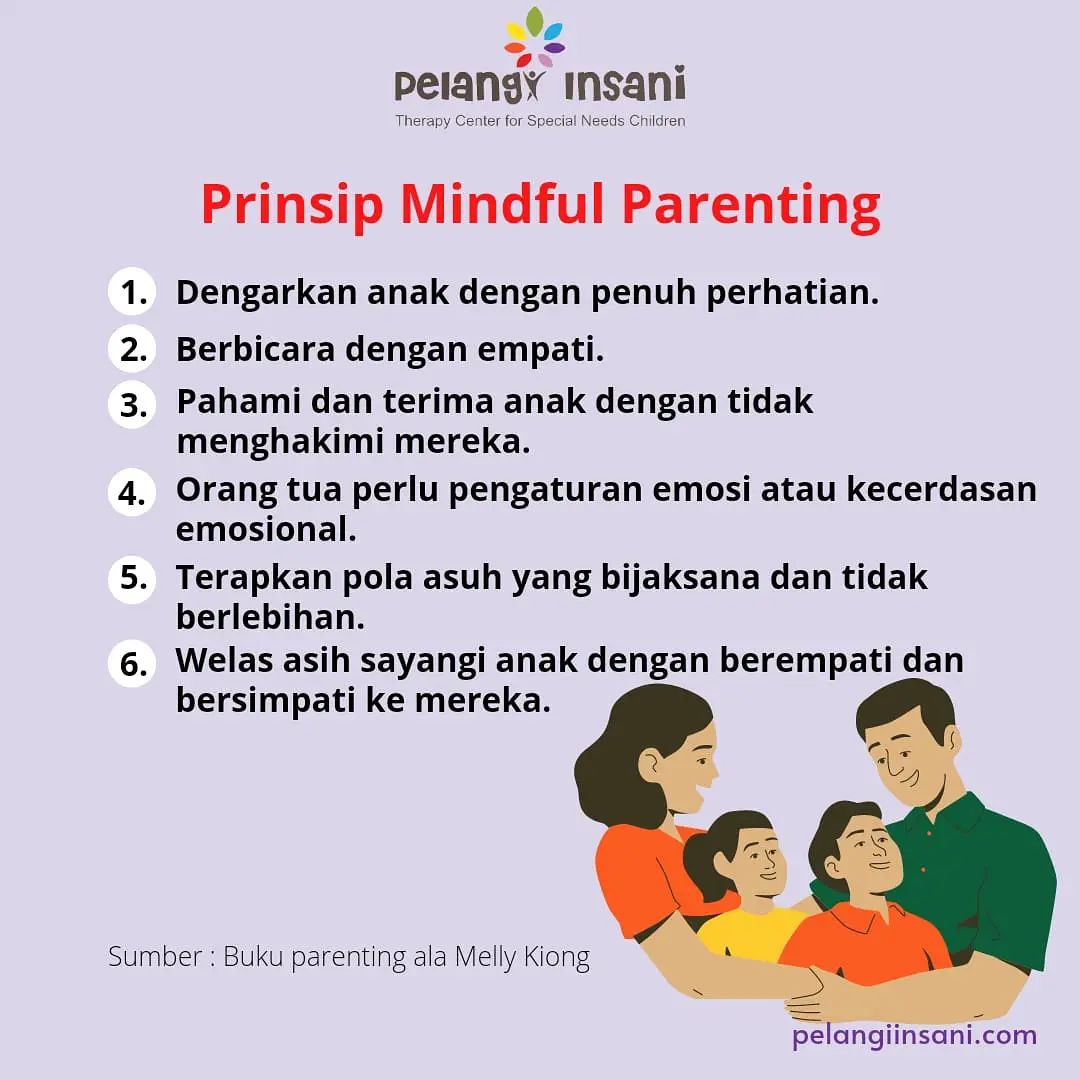 Prinsip Mindful Parenting – Pelangi Insani