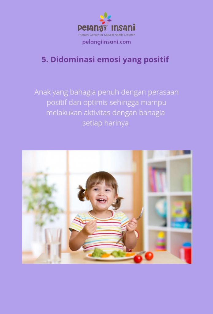 6 Tanda Anak Tumbuh Bahagia – Pelangi Insani