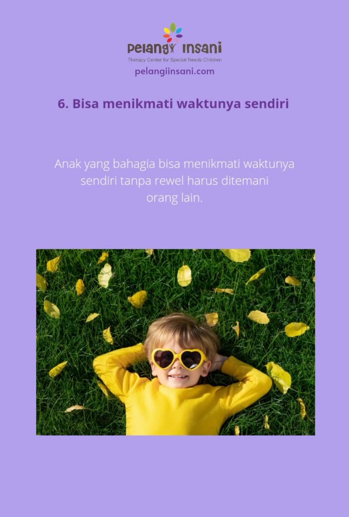 6 Tanda Anak Tumbuh Bahagia – Pelangi Insani